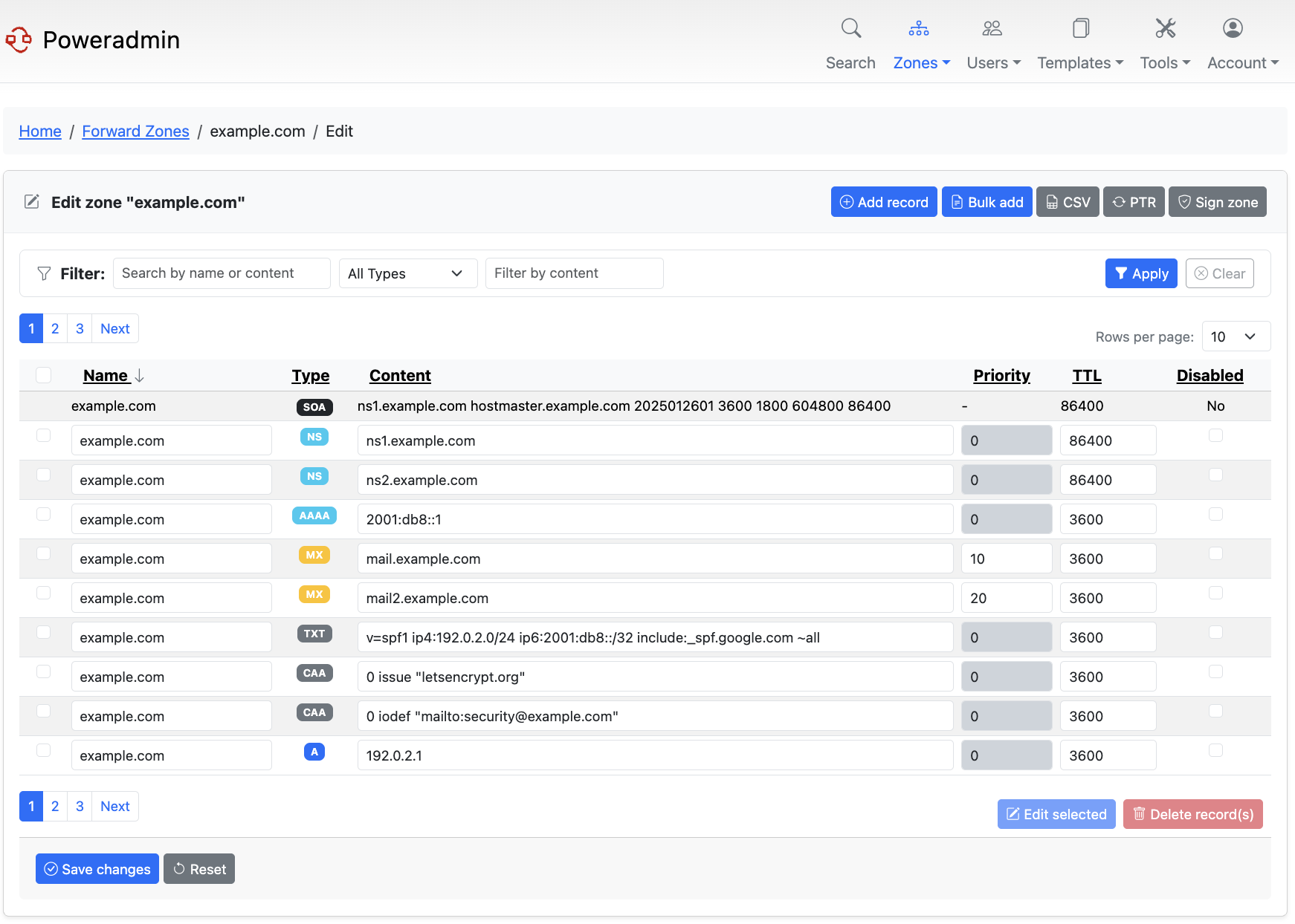 GitHub - poweradmin/poweradmin: A web-based control panel for PowerDNS